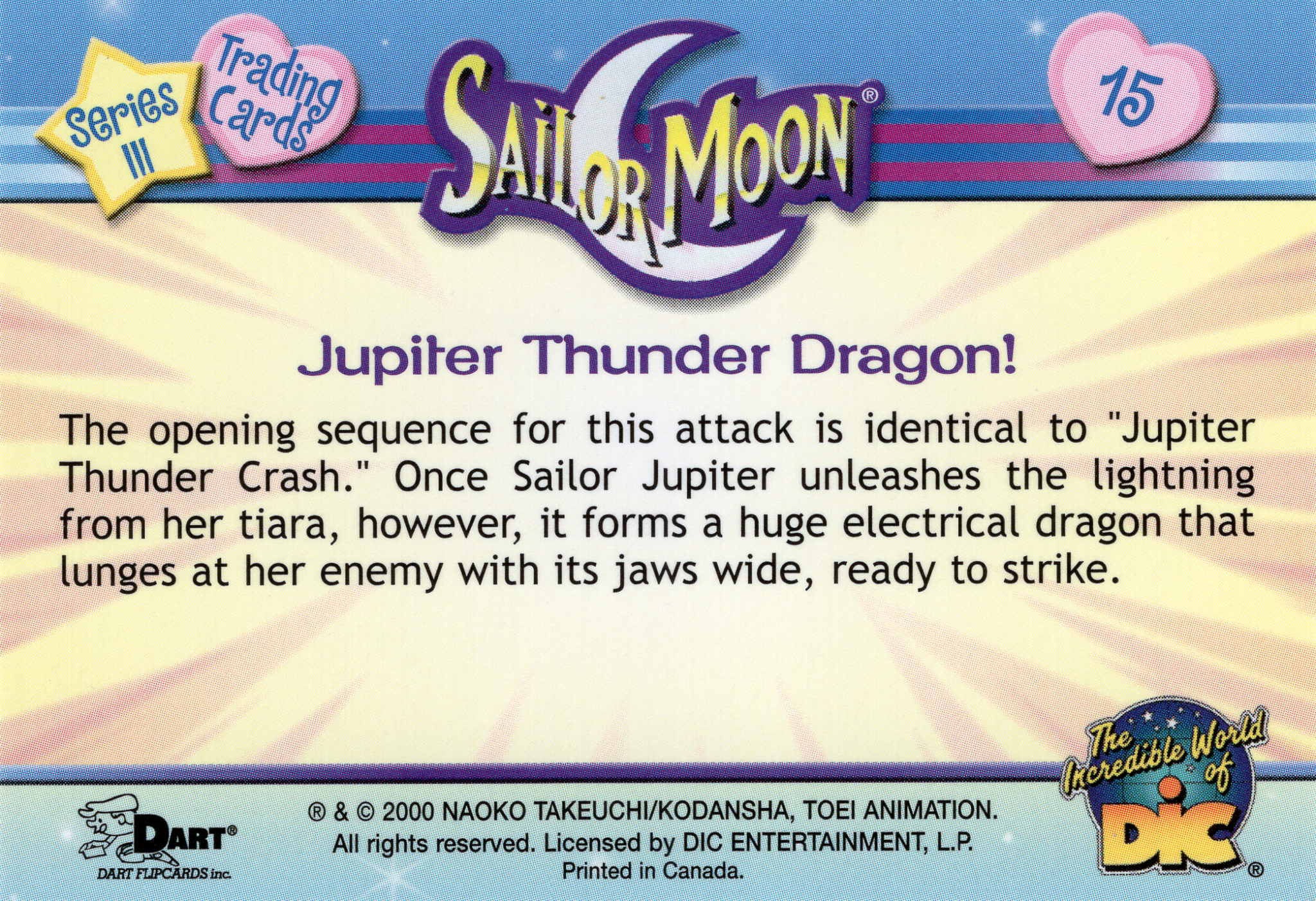 Scans: Dart Trading Cards Series III - SailorSoapbox.com